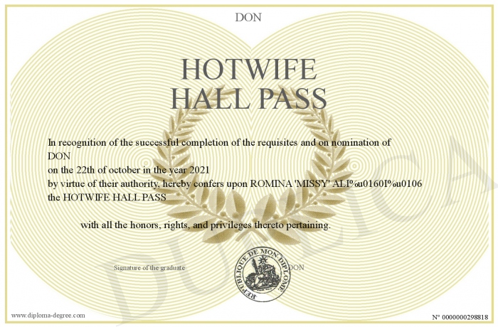 Hotwife Hall Pass